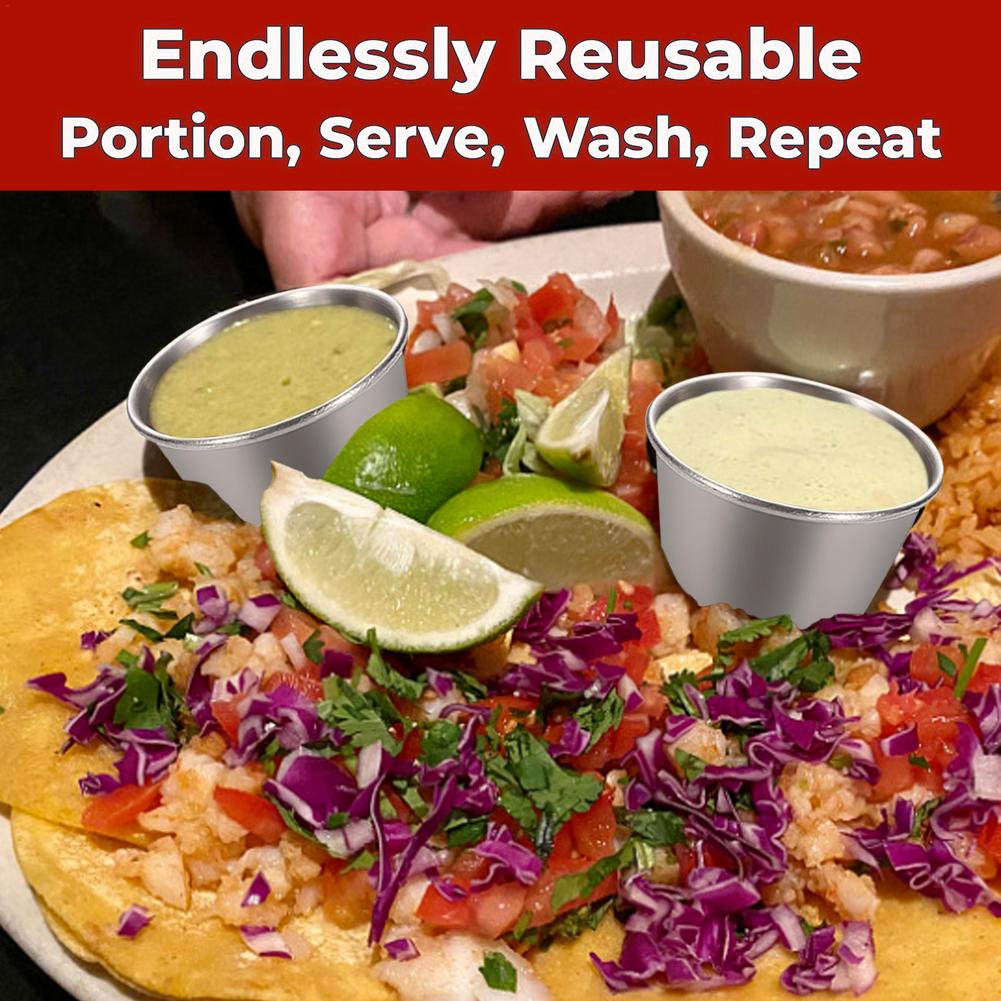 12PCS Stainless Steel Kitchen Seasoning Dish Pot D... – Grandado