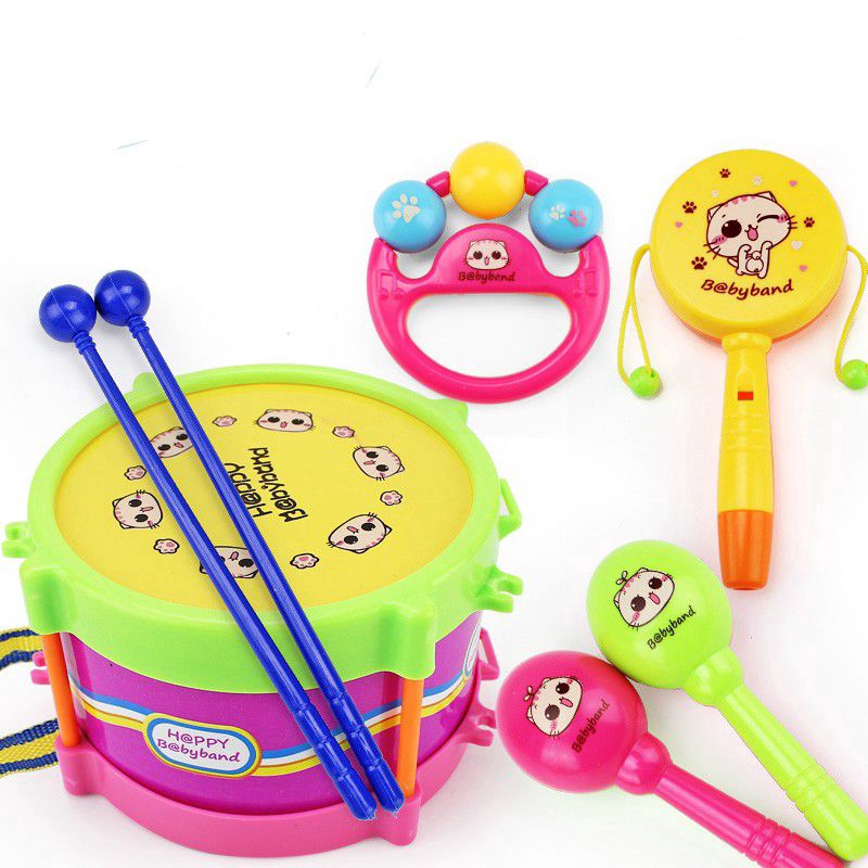 5Pcs/Set Kids Drum Musical Instruments Kids Drum S... – Grandado