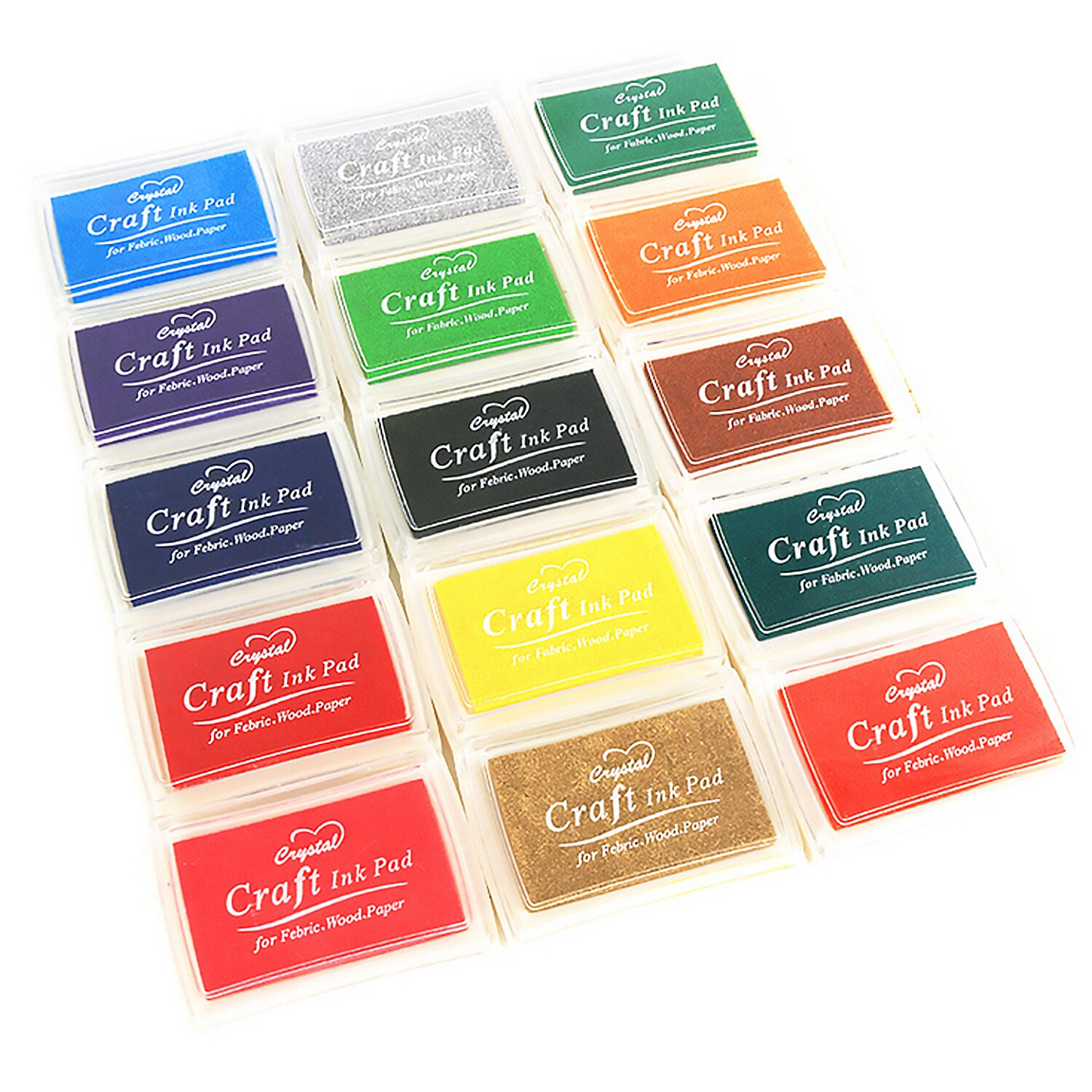 15 kleuren Kids Kleurrijke Wasbare Vette Stempel-p... – Grandado