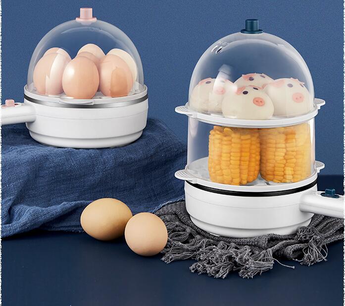 220V Huishoudelijke Elektrische Ei Steamer 2 Lagen... – Grandado