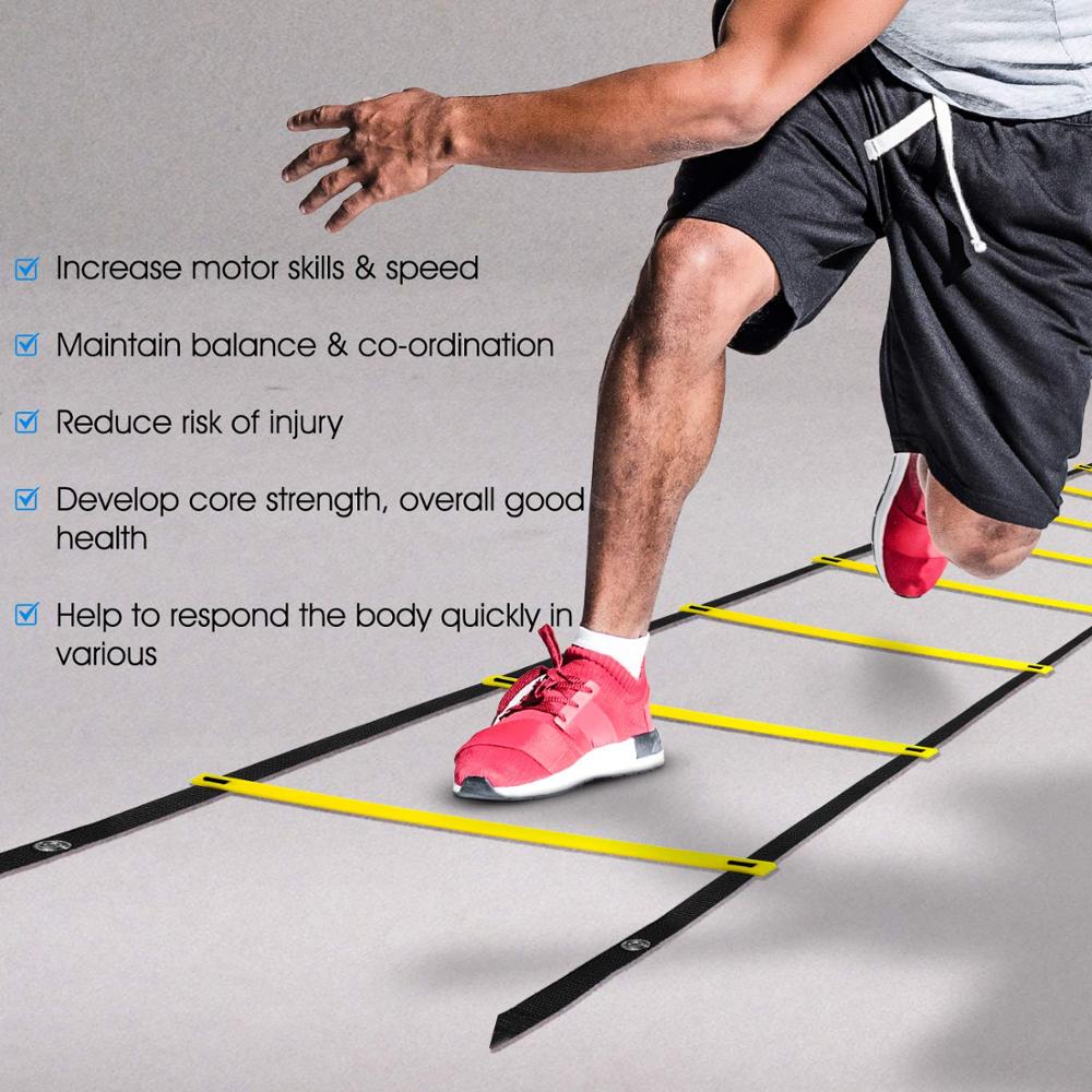 Fitness Equipment Agility Ladder with Carry Bag Fo... – Grandado