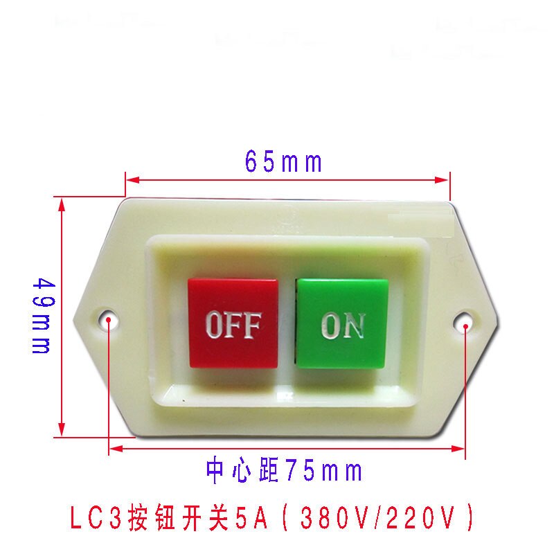 1PC Three Phase Button Starter Switch LC3 380V/220... – Grandado