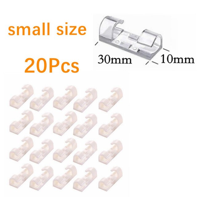 20PC Cable Winder Cable Clip Wire Holder Wall Fixe... – Grandado