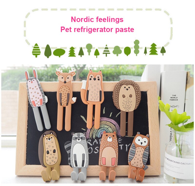 Animal Cartoon Cute Magnetic Refrigerator Magnet A... – Grandado