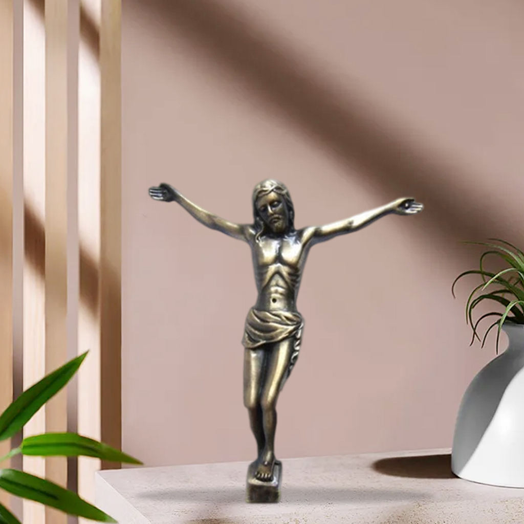Zinc Alloy Holy Jesus Figure Christian Statue Mode... – Grandado
