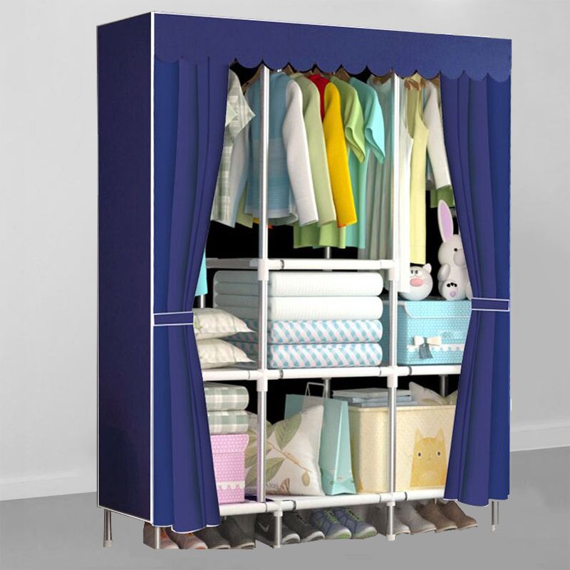 Clothes Wardrobe Assembly Closet Hanging Clothes S... – Grandado