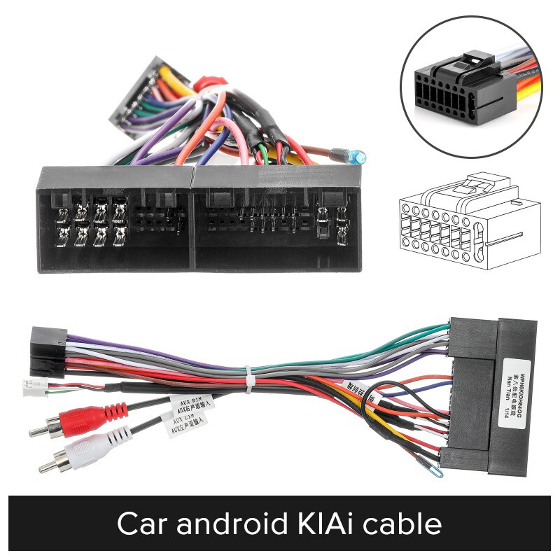 2 din car Android radio cable for the 16P car Andr... – Grandado