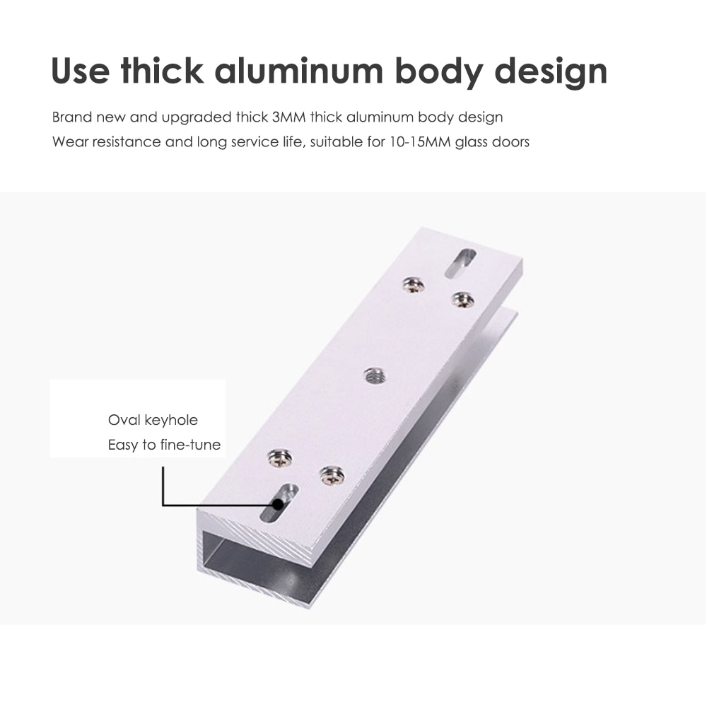 280Kg Magnetisch Slot U-vorm Beugel Frameloze Glaz... – Grandado