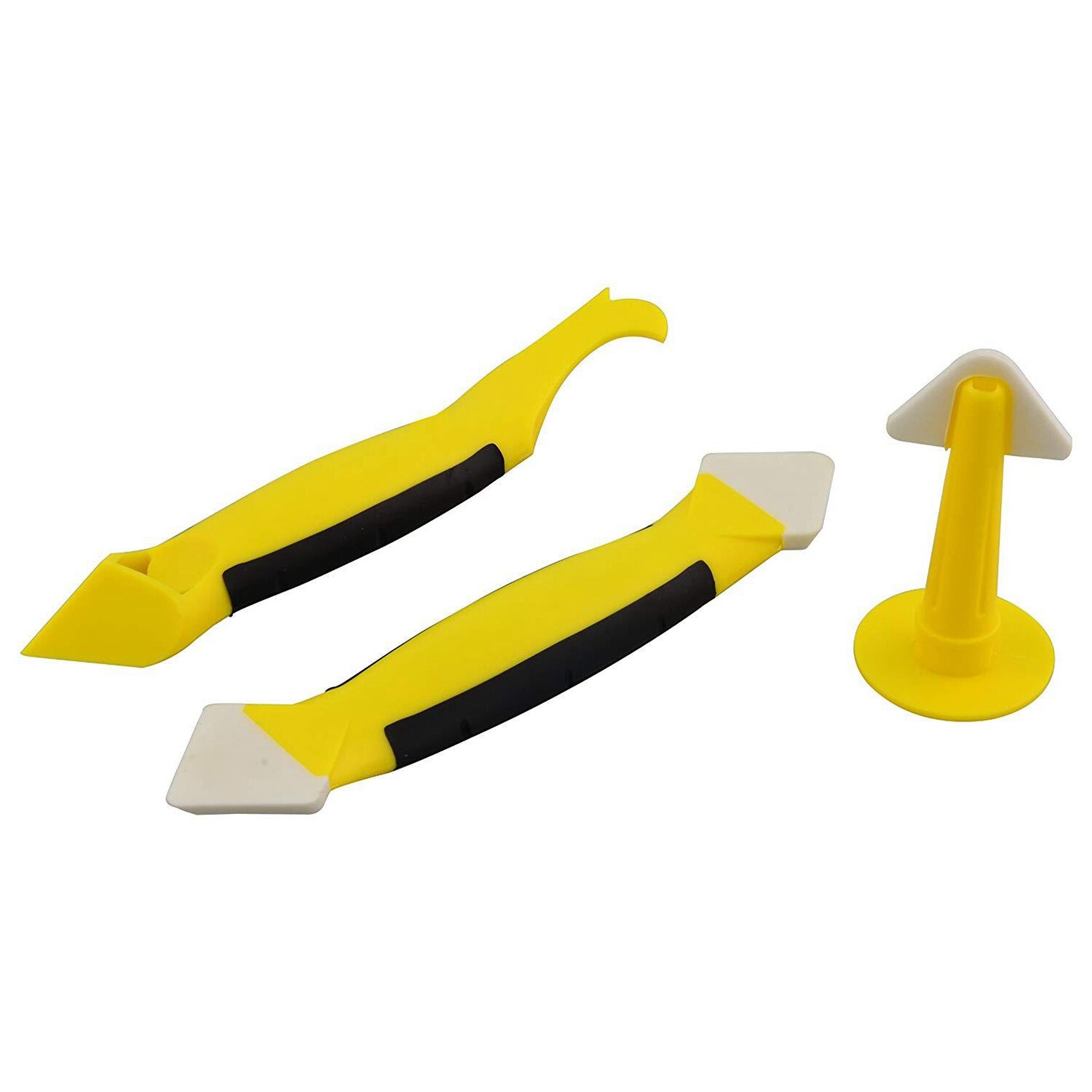 SHGO -3 Pieces Caulking Tool Kit,Yellow Silicone S... – Grandado