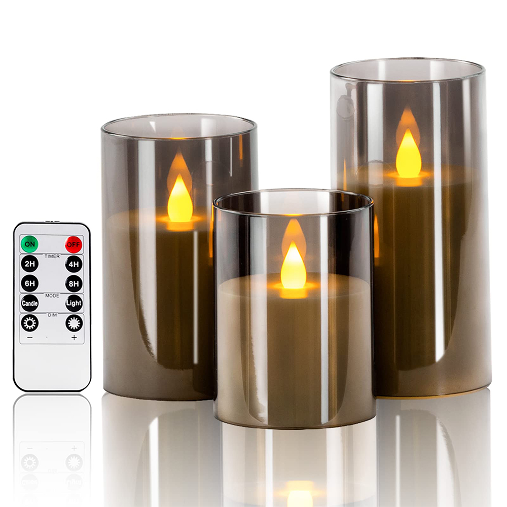 3pcs/set LED Flameless Candles Flickering Light wi... – Vicedeal