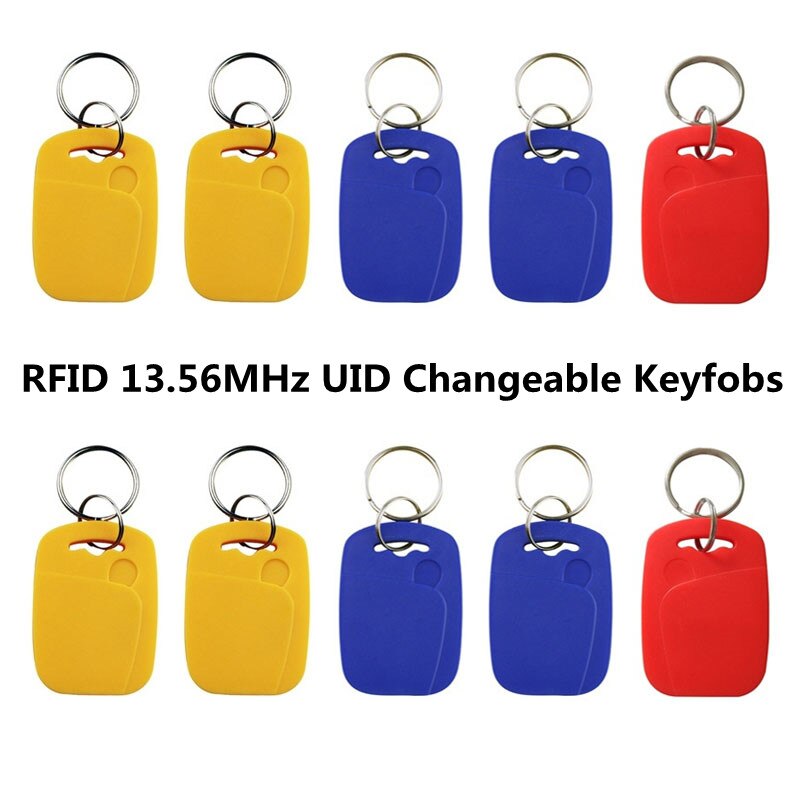 Llaveros RFID 13,56 MHz UID cambiables, 5/10 pieza... – Grandado
