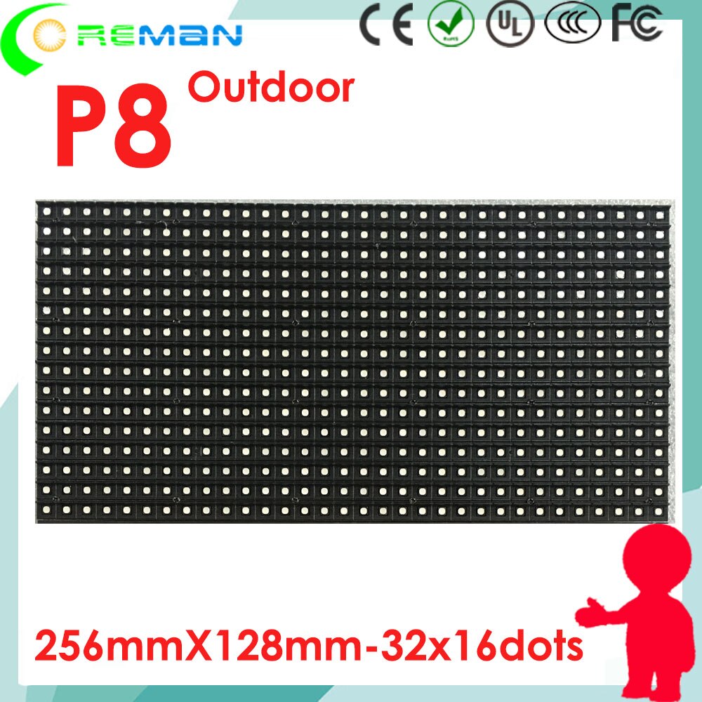 waterproof dot matrix led module p8 outdoor smd353... – Vicedeal