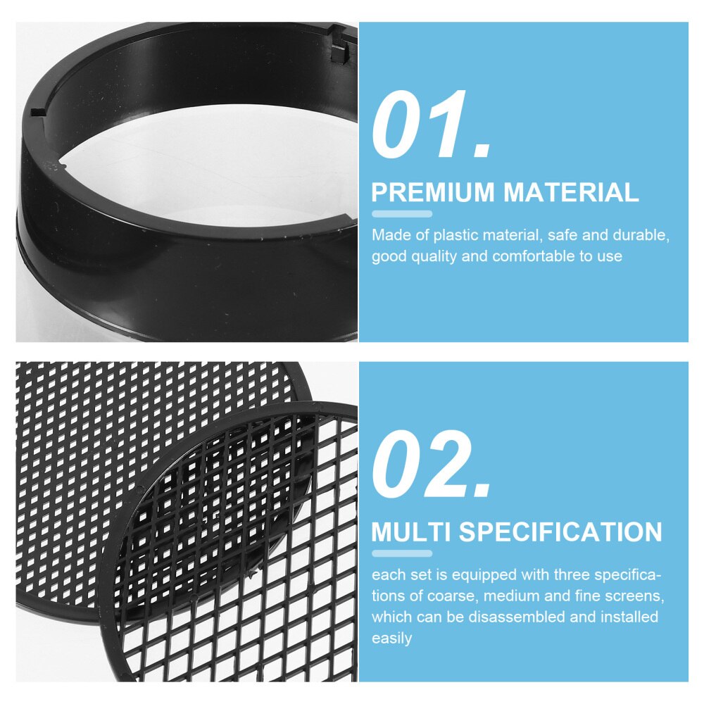 5 sets/20pcs Mesh Gardening Sieve Garden Plants Sa... – Grandado