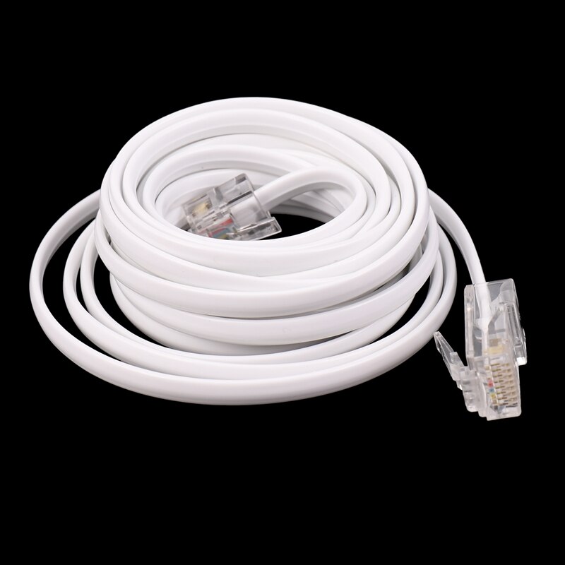 RJ11 6P4C to RJ45 8P4C Modular Phone Internet Exte... – Vicedeal