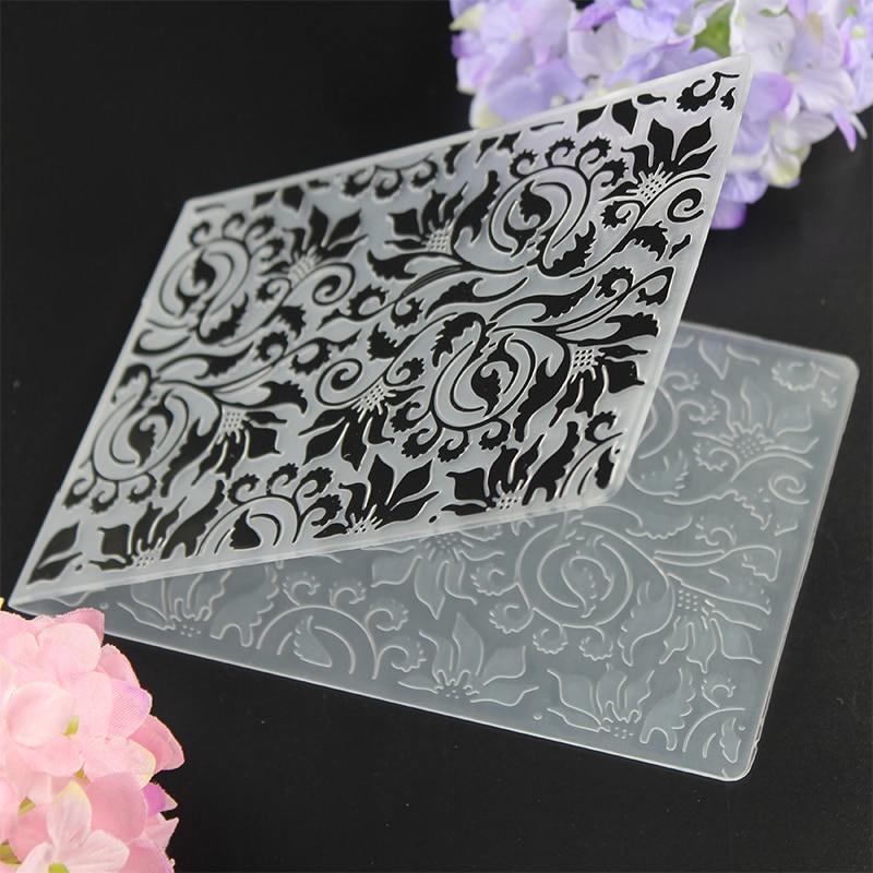 YLEF054 Swirl Plastic Embossing Folder For Scrapbo... – Vicedeal