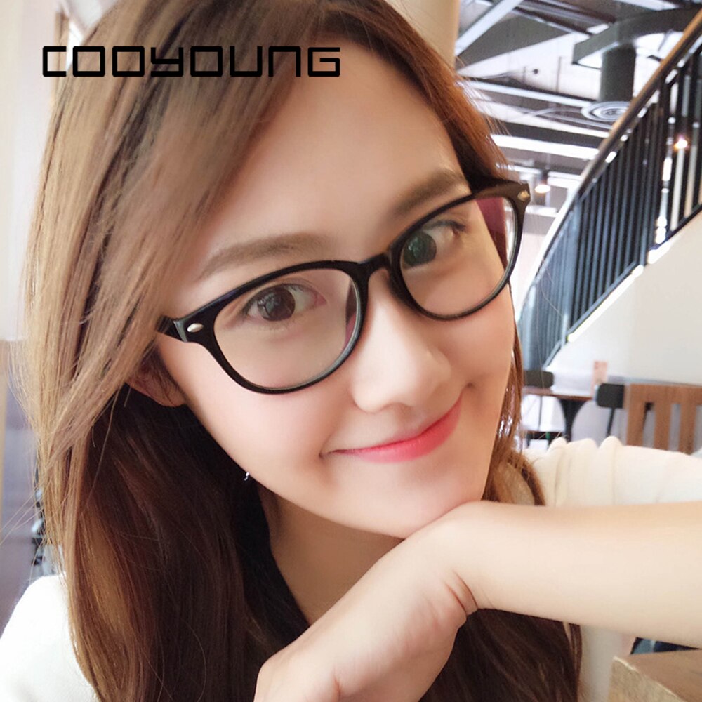 COOYOUNG Vintage Eyeglasses Frame Women Computer O... – Grandado