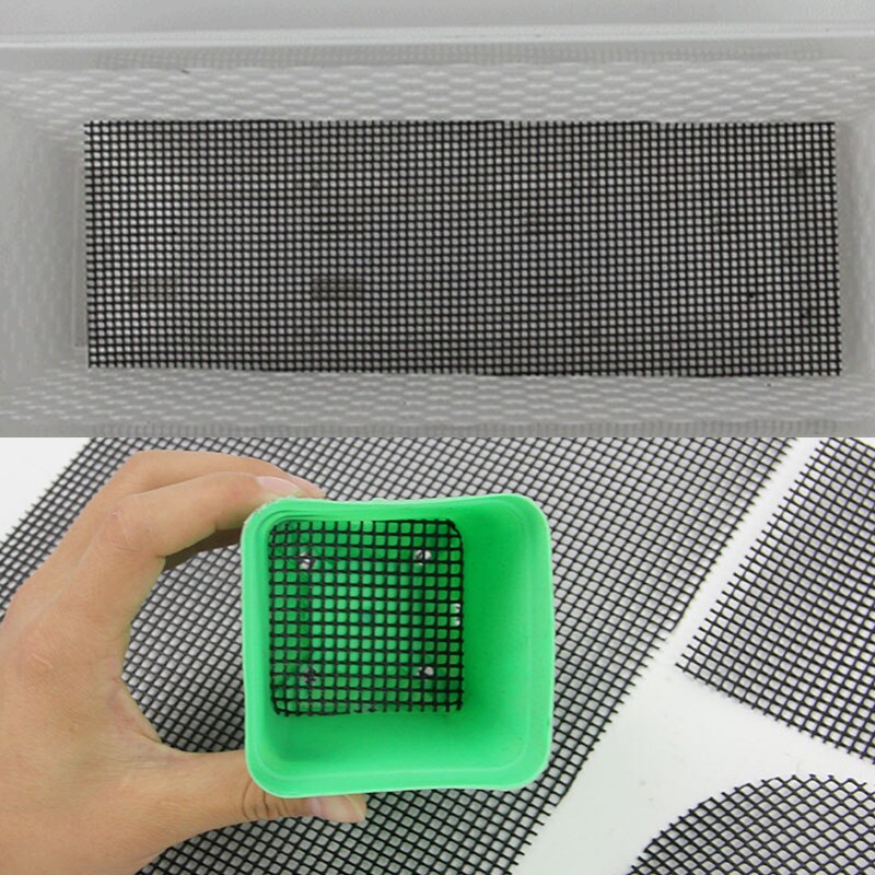 Square Round Plastic Flower Pot Mesh Pad Bottom Gr... – Grandado
