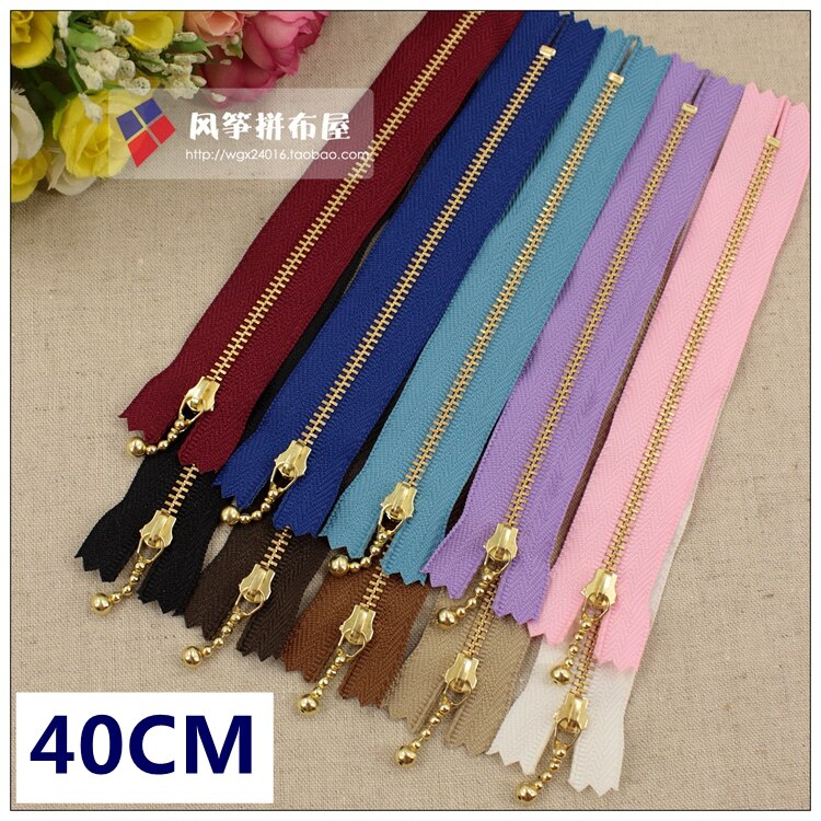 Ykk3 Metalen Rits Classic Zip Zakken Goud 40Cm Lan... – Grandado