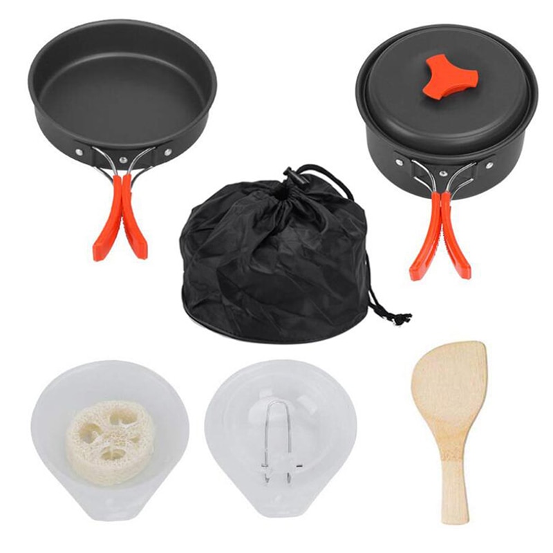 Portable Camping Tableware Cooking Set Outdoor Coo... – Grandado