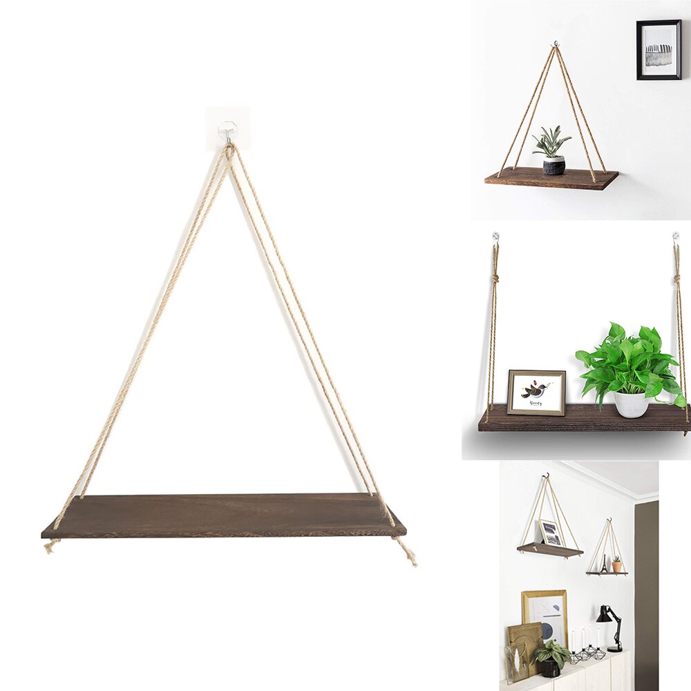 Nordic Wooden Wall Shelf Decorative Floating Shelv... – Vicedeal