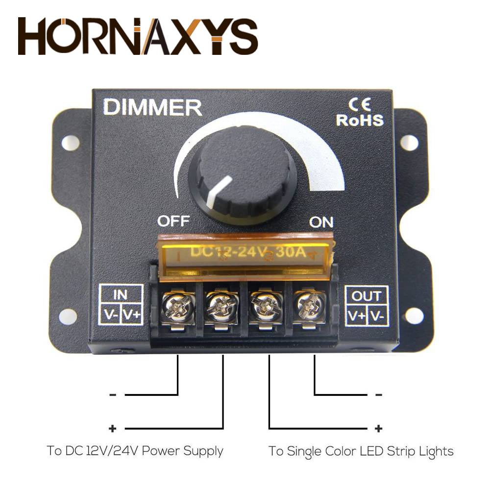 Dc 12V-24V Led Dimmer 30A 360W Voltage Regulator V... – Vicedeal