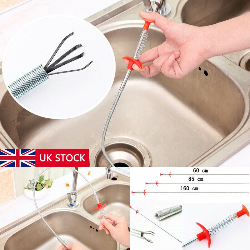 Practical Kitchen Spring Pipe Sink Cleaning Hook S... – Grandado