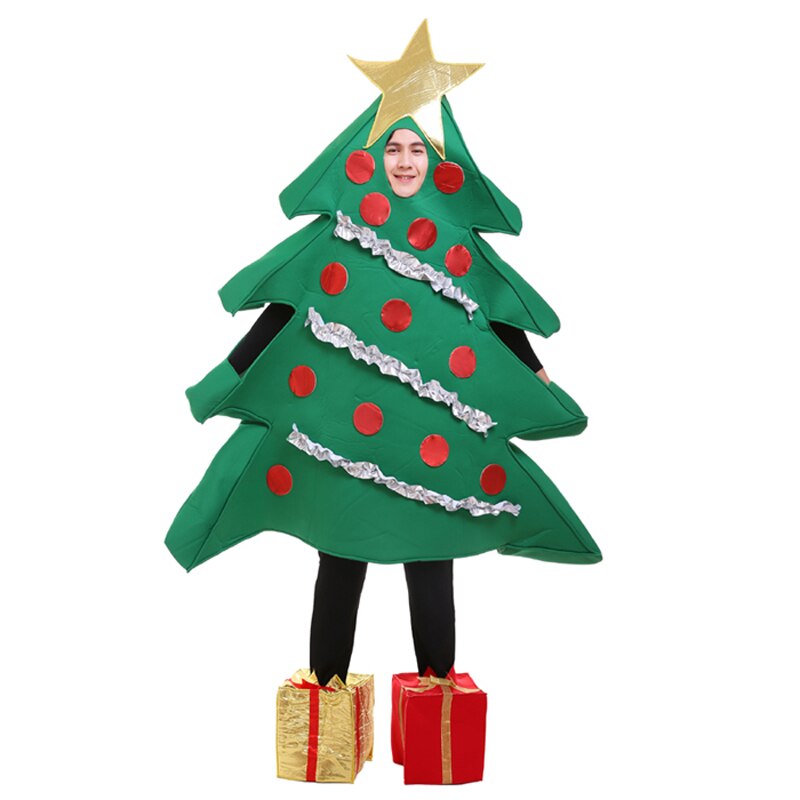 Adult and Child Christmas Tree Cosplay Costume Hal... – Grandado