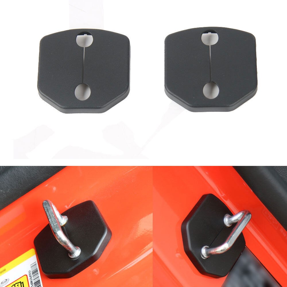 BBQ@FUKA 2pcs ABS Auto Door Lock Cap Cover Protect... – Vicedeal