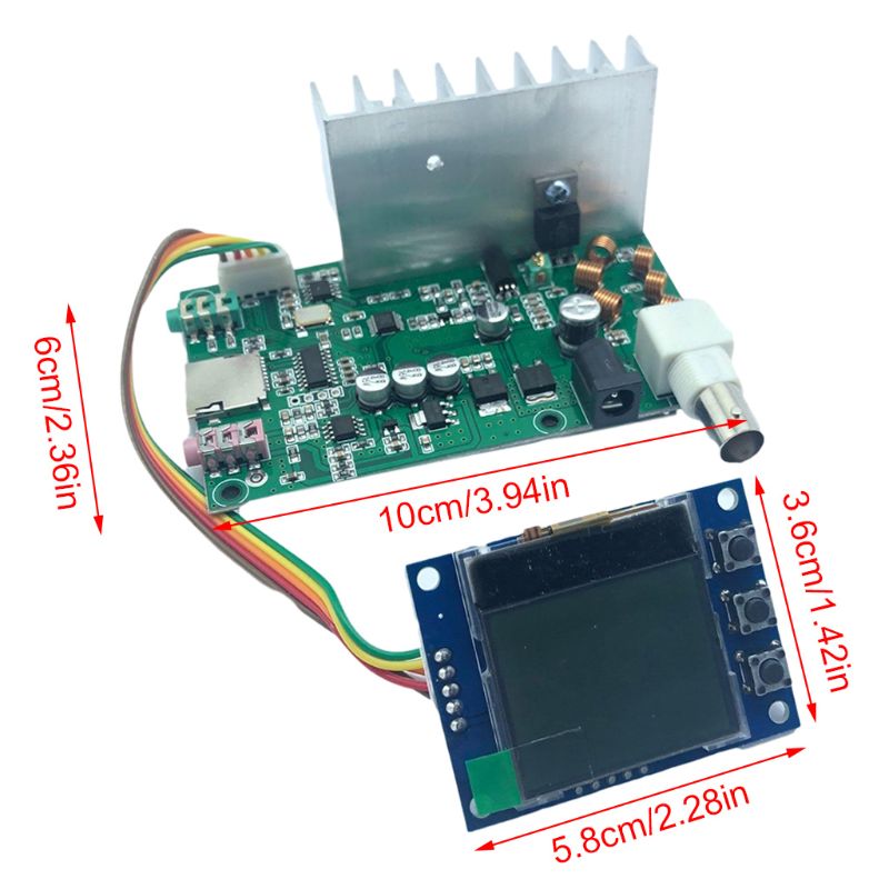 0.5W-7W Power Adjustable FM Transmitter Active Ant... – Grandado