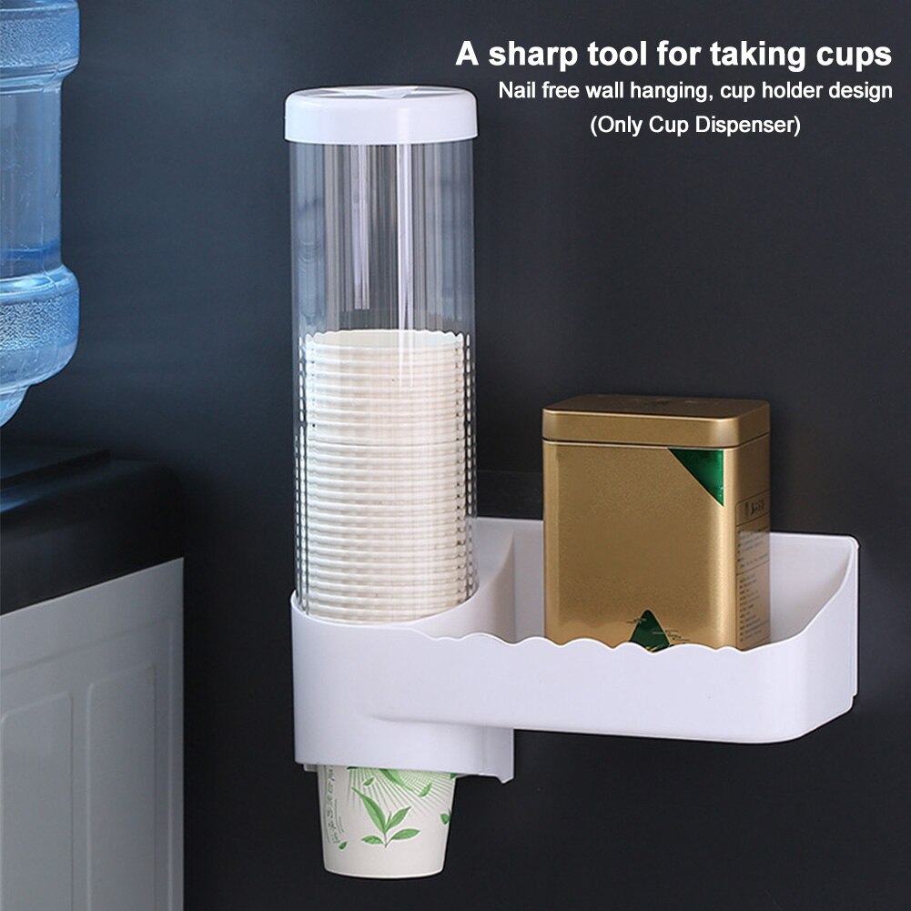 Anti Dust ABS Disposable Cup Dispenser Home Office... – Grandado