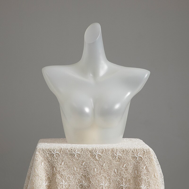 Plastic Female&Male Half Body Mannequin Hip To... – Grandado