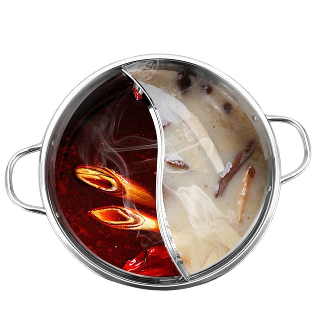 Olla con divisor de acero inoxidable, olla eléctri... – Grandado