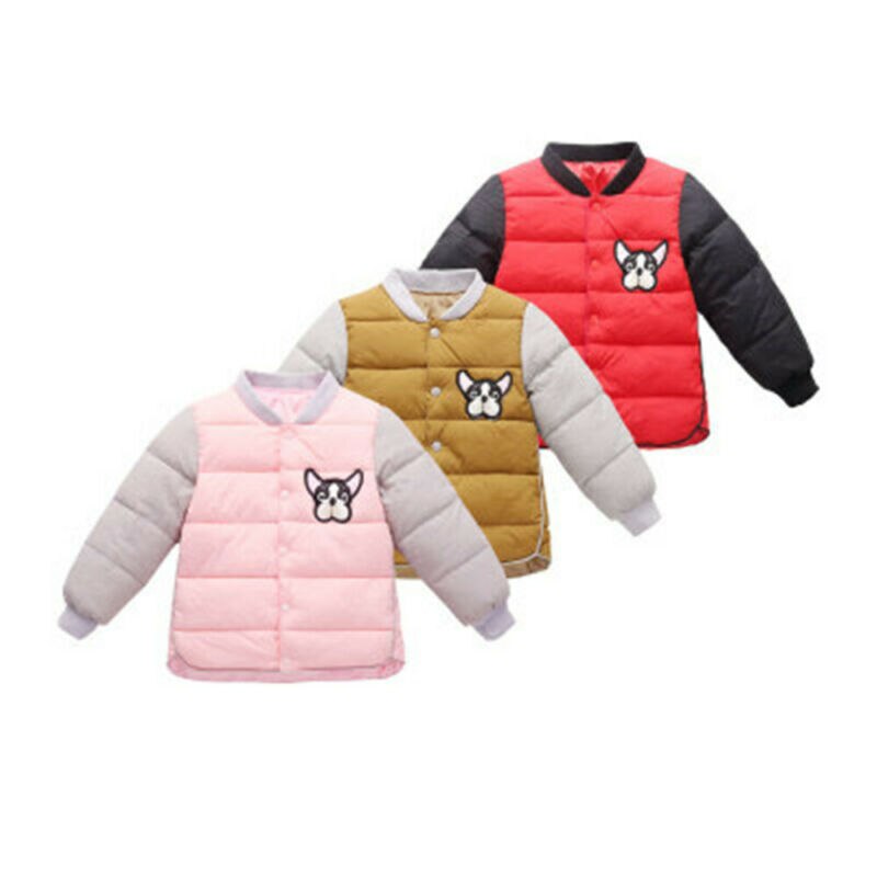 Baby Girls Winter Cotton Padded Coat Warm Jacket S... – Grandado