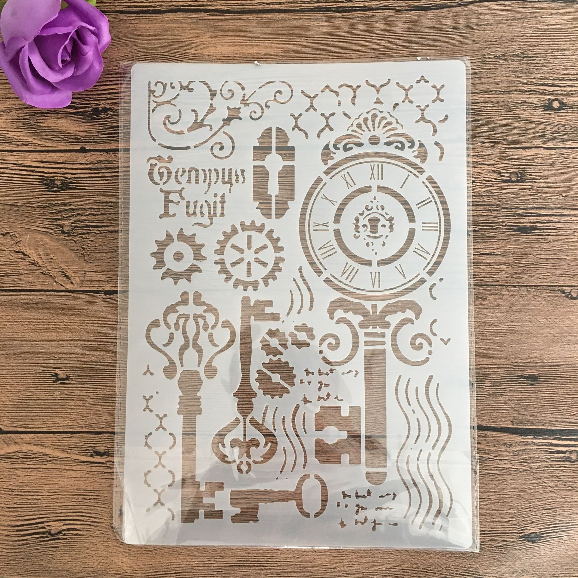 A4 29 * 21cm key Mandala DIY Stencils Wall Paintin... – Grandado