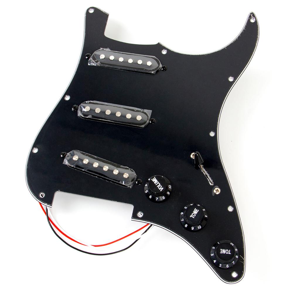 Black Prewired Pickguard 3 Single Coil For Fender ... – Vicedeal