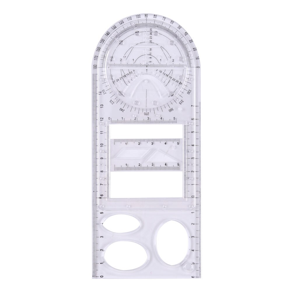 Multifunction Rotatable Geometric Ruler Drawing Te... – Grandado