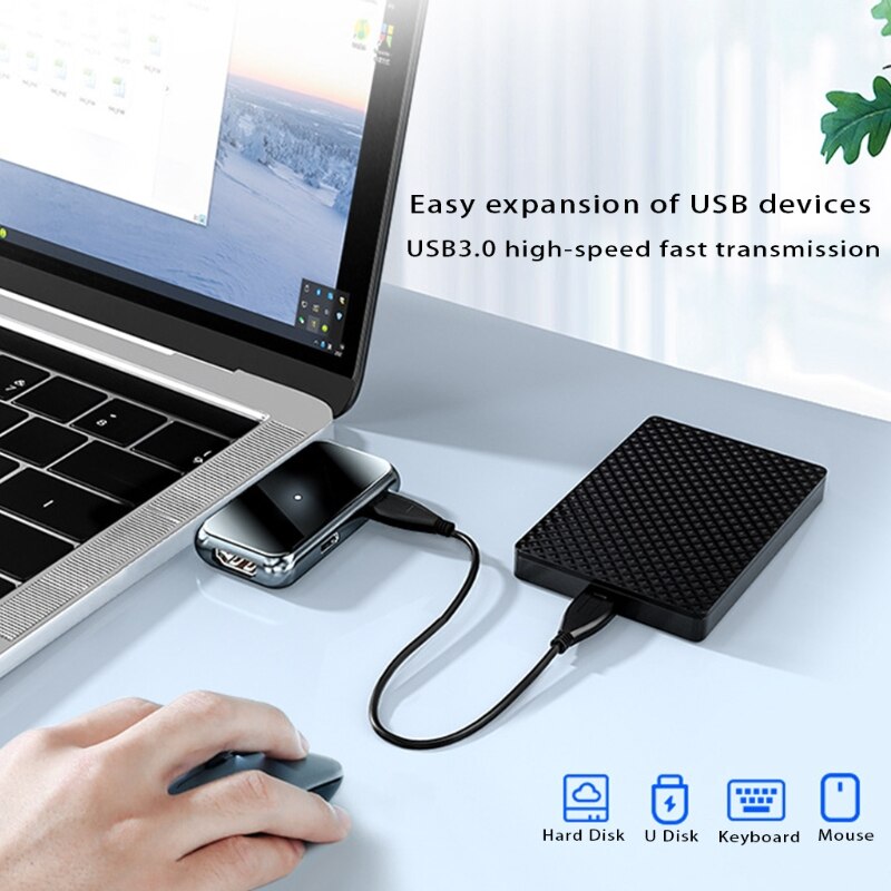 Adaptador de concentrador de datos USB de alta vel... – Grandado