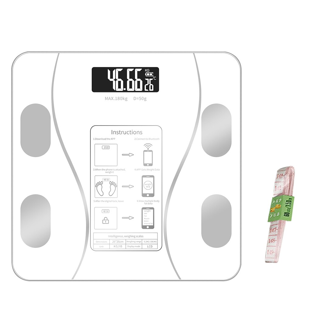 Body Fat Scale Smart Wireless Digital Bathroom Wei... – Grandado