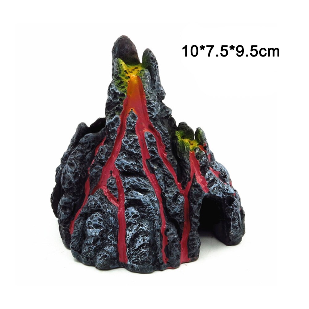Volcano Shape Aquarium Fish Tank Decor Oxygen Pump... – Grandado