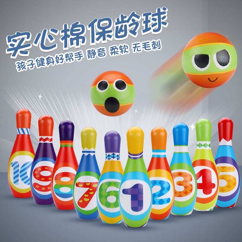 1 Set Large PU Solid Bowling Ball Kit Portable Chi... – Vicedeal