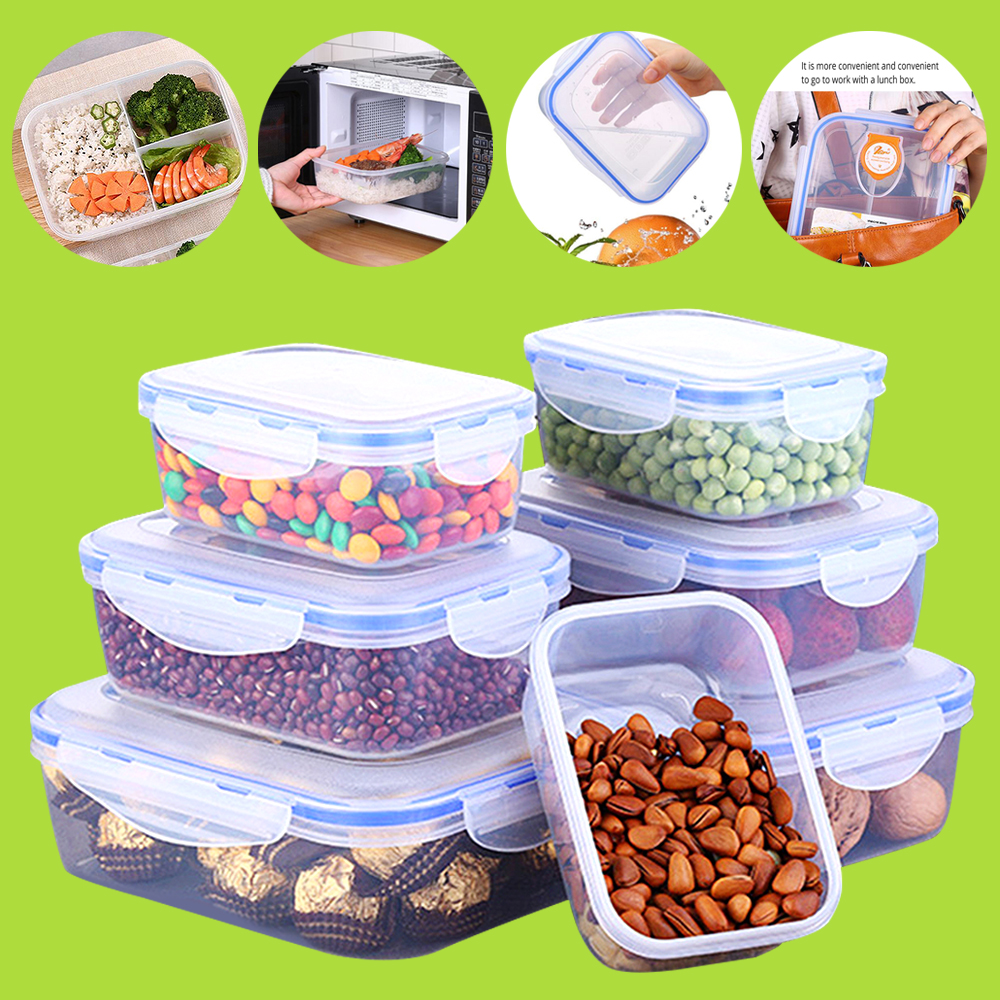 Kitchen Bento Box Meal Storage Food Prep Lunch Box... – Vicedeal