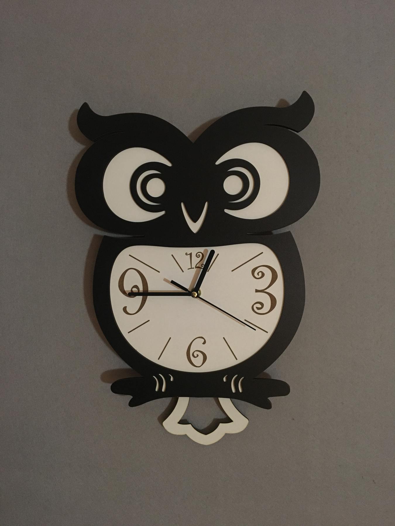 Goodtime Owl Decorative Pendulum Wall Clock – Vicedeal
