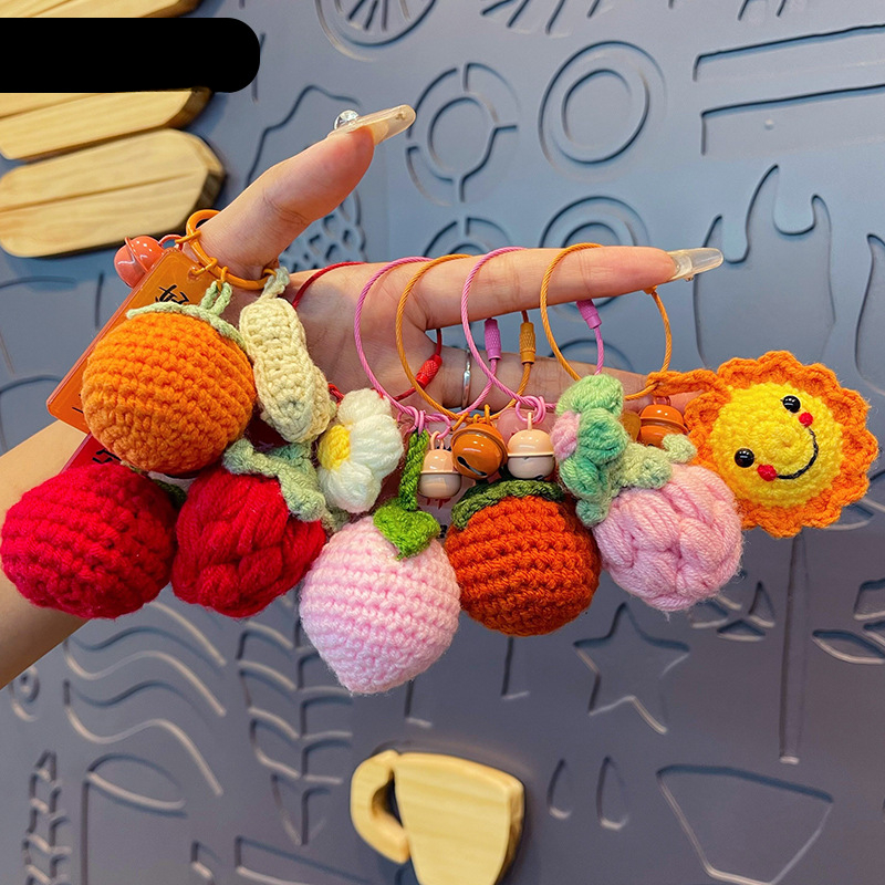 Variety of Fruits Pink Honey Peach Hand-woven Pers... – Grandado