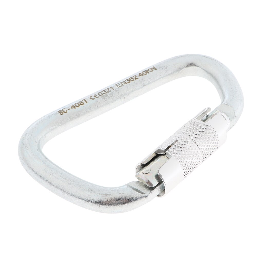 40KN Strong Durable Auto Locking Carabiner for Saf... – Grandado