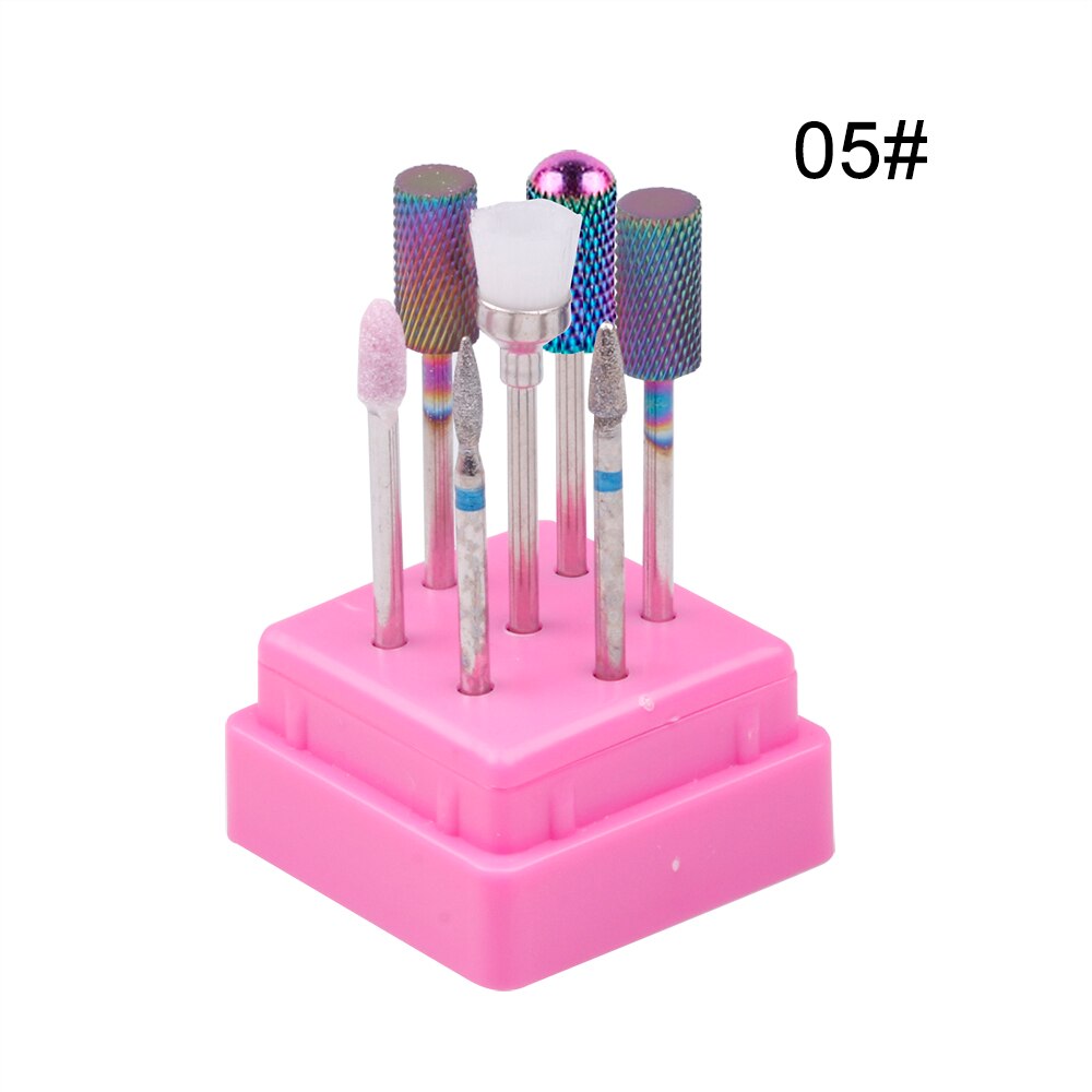 Nail Milling Cutter 7Pcs/set for Manicure Ceramic ... – Grandado