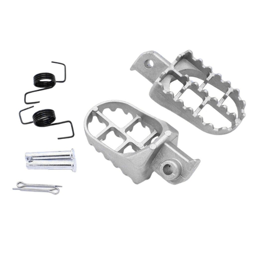 Motorcycle Foot Peg Rest Pedal Footpeg with Spring... – Vicedeal