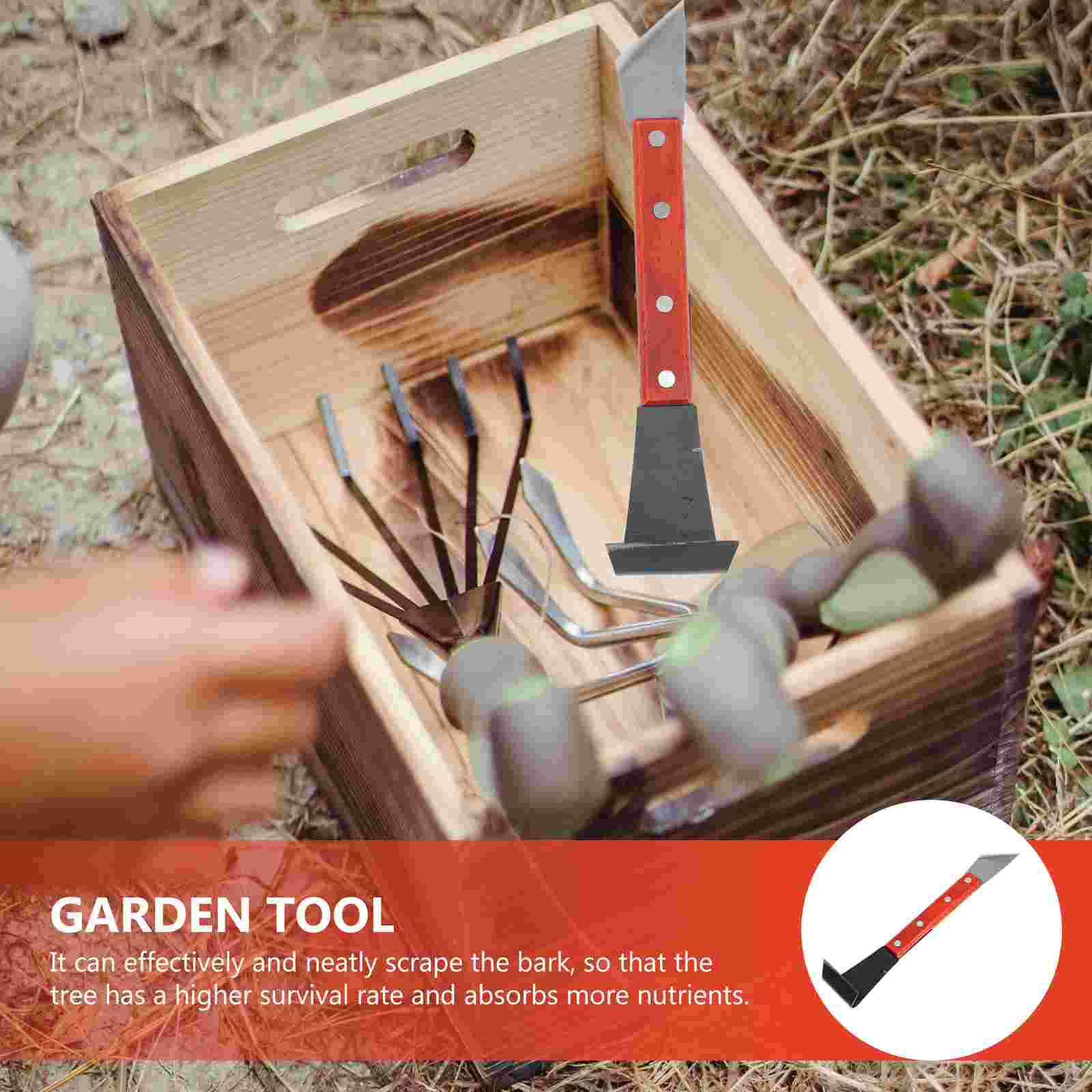 1Pc Gardening Bark Removal Tool Bark Scraper Bark ... – Grandado