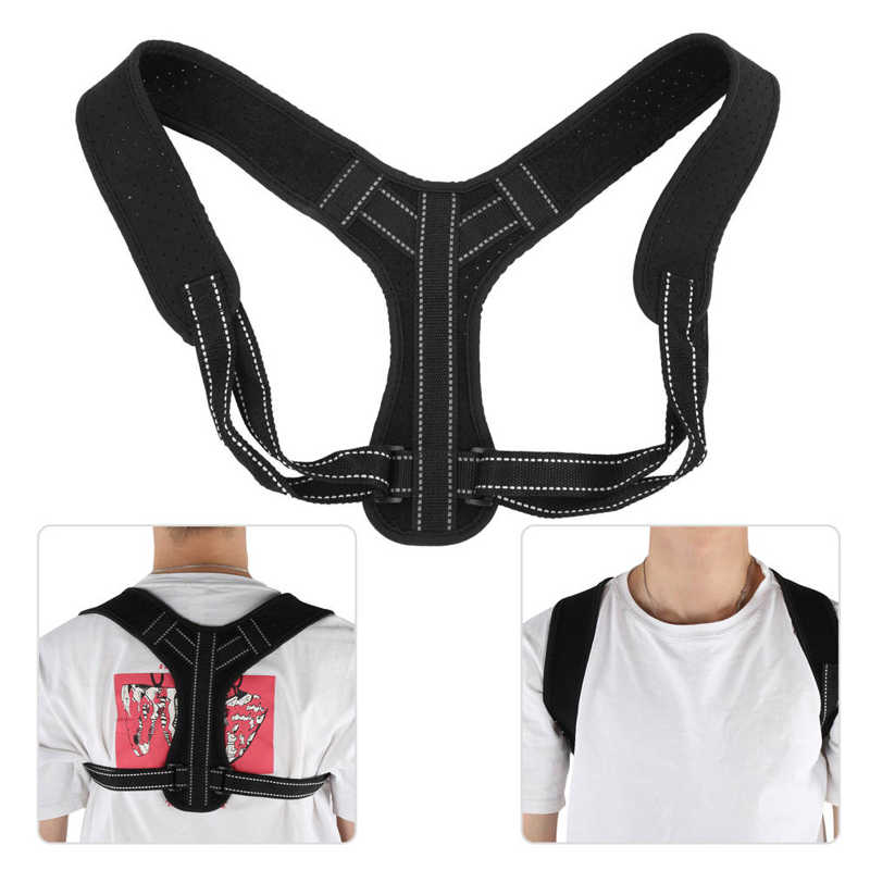 Reflective Back Brace Belt Back Straightener Postu... – Grandado