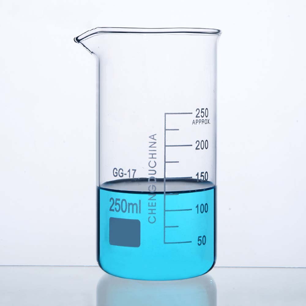 Laboratory Glass Beaker Tall Form Glass Measuring ... – Grandado