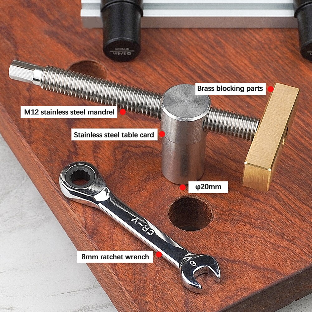 Woodworking Desktop Vise Tenon Locking Bar Fixing ... – Grandado